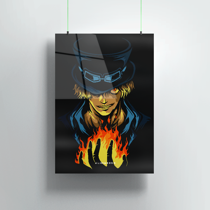 Sabo D. Baltigo Metal Poster - One Piece PremSabo D. Baltigo Metal ...